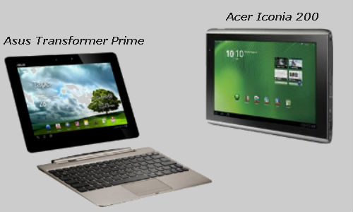 Asus Transformer Prime | Acer Iconia 200 | Tablet PC | Android ...