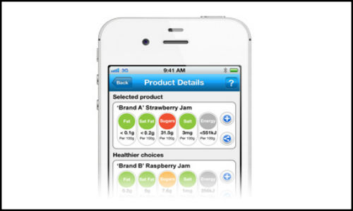 FoodSwitch | iOS | Application | Choose | Healthy Food | Nutritional ...