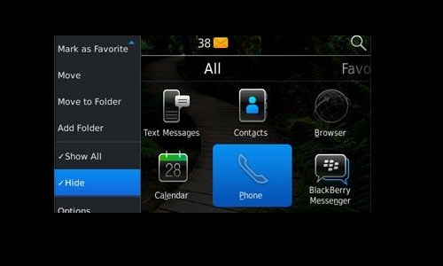 Blackberry 6 | How to | Home Screen | Personalize | Application ...