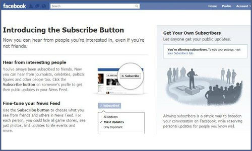 Facebook | Social Media | How To | Profile | Subscribe Option | News ...