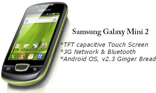 Samsung Galaxy Mini 2 | New Android phone | Smartphone | Handset ...