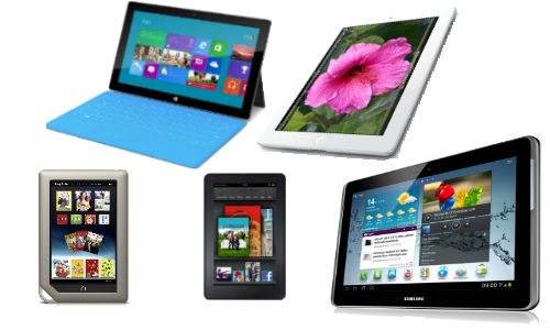 Microsoft Surface Tablets | Apple new iPad | Samsung Galaxy Tab 2 10.1 ...