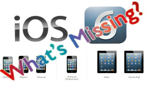 Apple iOS 6 | New Features | iPhone 4 | iPhone 3GS | iPad 2 | Siri ...
