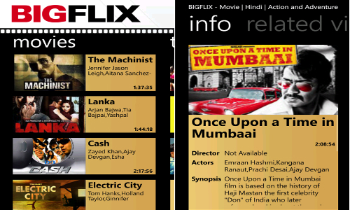 BigFlix App Comes to Windows Phone - Gizbot - Gizbot News