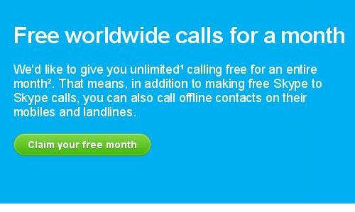 How to Make Free International Calls on Skype For A Month? - Gizbot ...