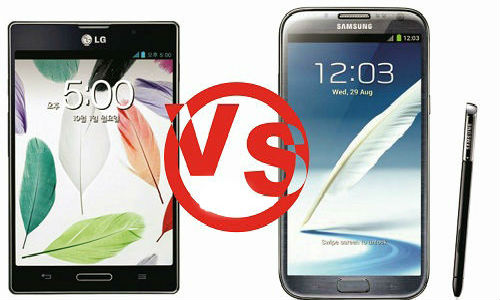 Samsung Galaxy Note 2 vs LG Optimus Vu: Fight for The Best Android ...