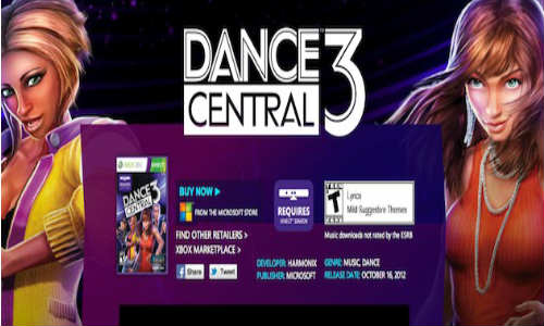 Microsoft Kinect Dance Central 3 Released on Xbox 360 in India at Rs ...