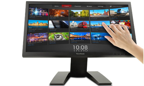 ViewSonic Debuts TD2220 Optical Touch Display - Gizbot - Gizbot News