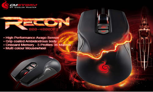Cooler Master CM Storm Recon Gaming Mouse Now Available in India at Rs ...