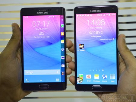 Samsung Galaxy Note Edge vs Galaxy Note 4: Comparison Review - Gizbot News