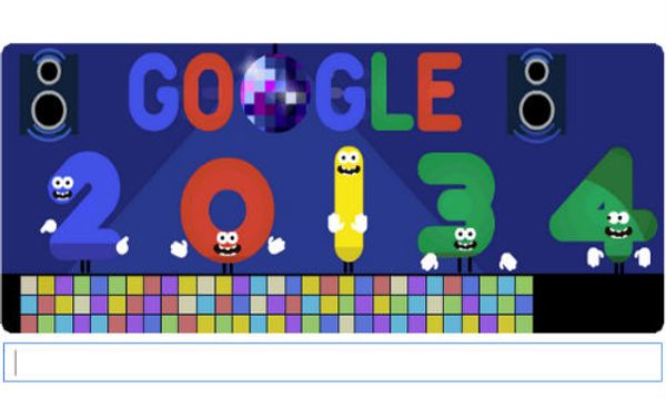 Happy New Year 2014: Google Doodle Comes With Full Party Mood - Gizbot News