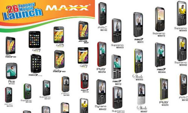 Maxx Mobile Unveils 26 New Feature and Android Budget Smartphones in ...