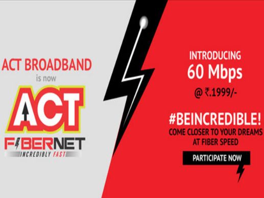 ACT Broadband Launches New 60Mbps Plan at Rs 1,999 in Bangalore ...
