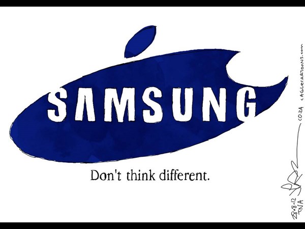 apple vs samsung cartoons- Hindi Gizbot