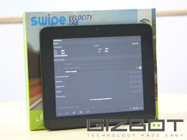 Swipe Velocity Tab: Hands-On Review - Gizbot News