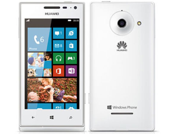 Ascend W1: Huawei First WP8 Handset Launched to Combat Nokia Lumia 820 and HTC 8S - Gizbot News