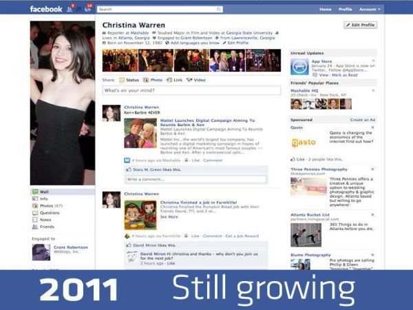 Happy Birthday Facebook! Changing Face Of The Social Network Through 9 ...