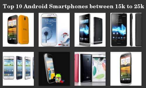 Top 10 Latest Android Smartphones between 15000 to 25000 - Gizbot News