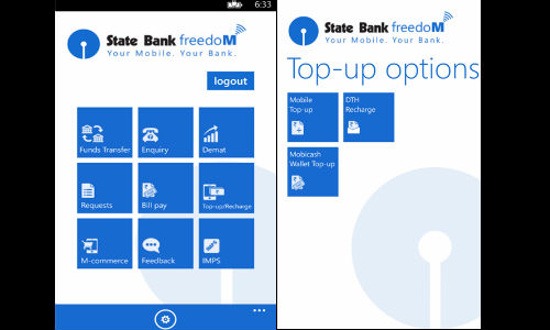 SBI Launches State Bank Freedom App For Windows Phone Users In India ...