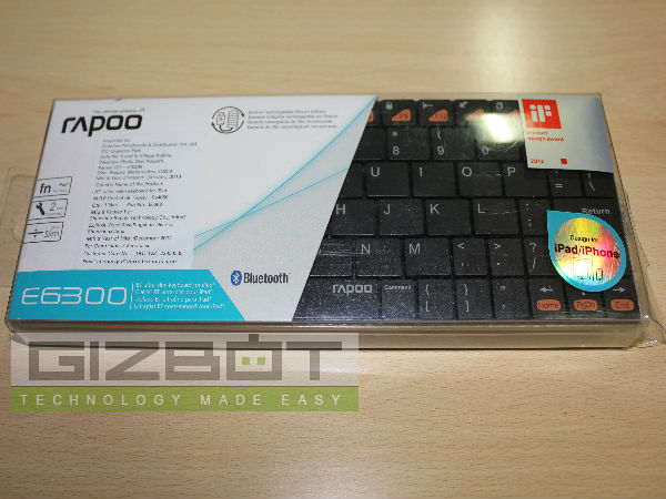 Rapoo BT Ultra-slim Keyboard for iPad E6300: Review - Gizbot News