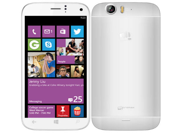 Micromax Launching Two Windows Phone 8.1 Smartphones on June 16 [Report ...