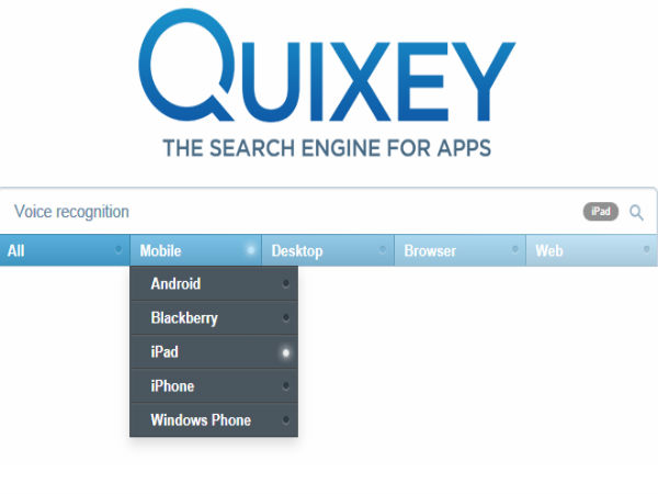 Quixey Searches In-App Data On Your Smartphone On the Go - Gizbot News