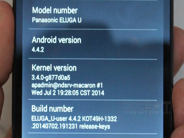 Panasonic Eluga U Hands-On and First Look: A Mid-Range Marvel Which is ...