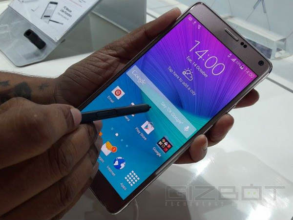 Samsung Galaxy Note 4 First Look: The Best Display, S Pen Phone Comes ...