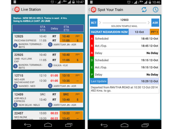 NTES App For National Train Enquiry Now Available for Android Devices ...