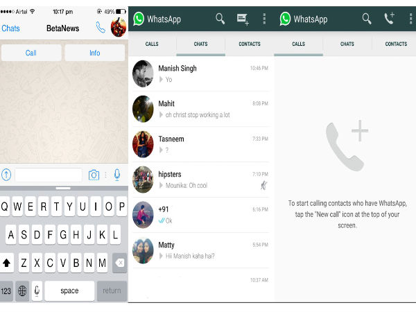 Whatsapp Voice Calling Feature: How to Activate it on Android? - Gizbot News