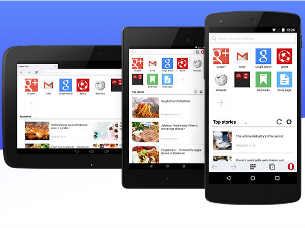 Opera Announces New Opera Mini Browsers for Android Users - Gizbot News