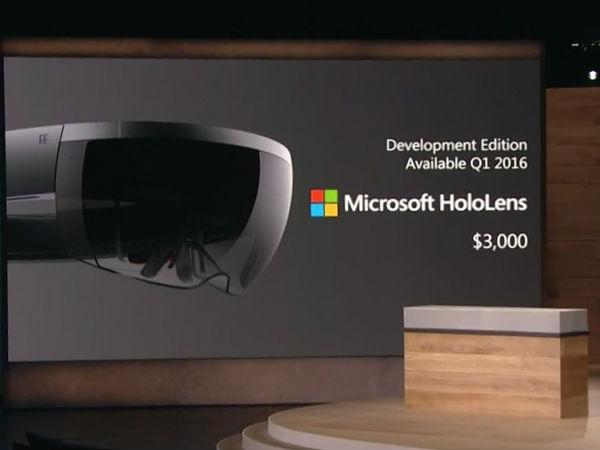 Microsoft HoloLens Development Kit announced, to be available for $3000 ...
