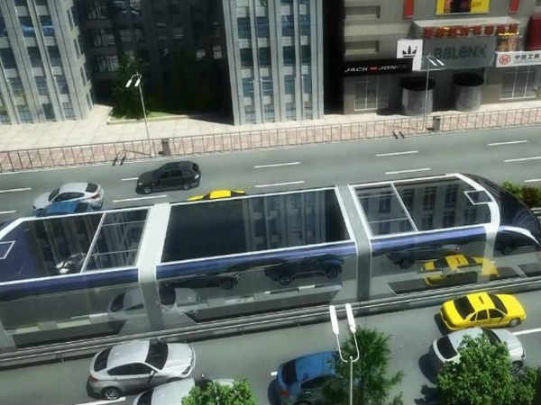 This Futuristic Bus Lets you Drive Your Car Underneath it - Gizbot News