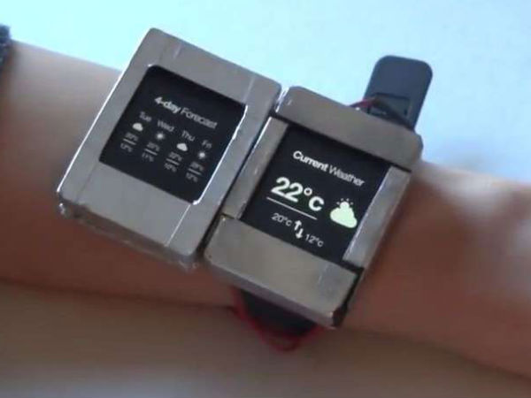 First dual display smartwatch is here - Gizbot News