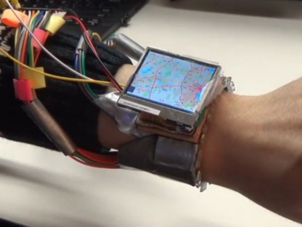 Smartwatch prototype to use wrist as joystick - Gizbot News