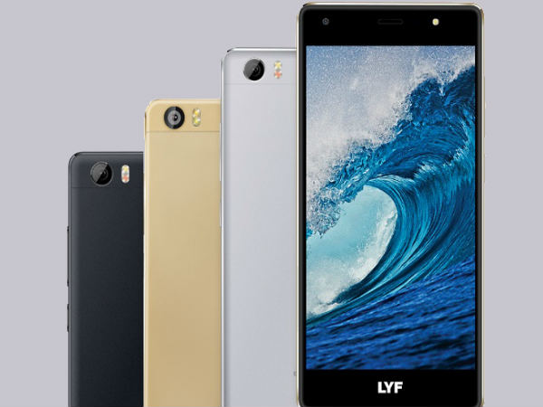 Reliance Launches LYF F1s Smartphone at Rs. 9,599 - Gizbot News