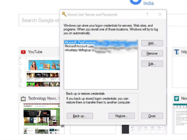 How to Find Stored Passwords on a Windows PC - Gizbot News