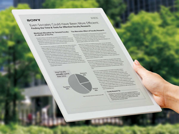 Sony launched super thin digital paper tablet DPT-RP1 for just $700 ...