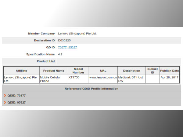The Moto C gets Bluetooth SIG certification; To be launched soon ...