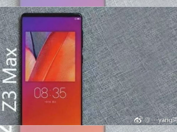 Lenovo ZUK Z3 Max with SD836 SoC, 8GB RAM and bezel-less display could be on tow - Gizbot News