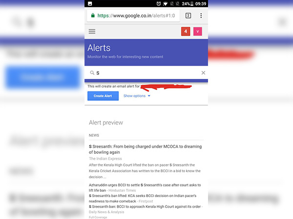 How to set-up a Google Alert? - Gizbot News