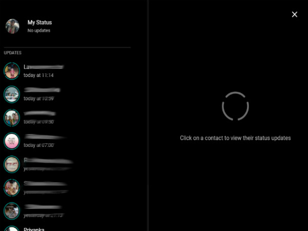 WhatsApp for Web gets Status feature with the latest update - Gizbot News