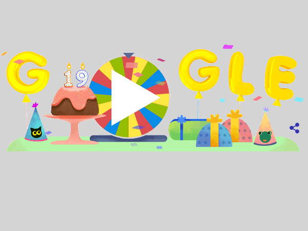 Google is now 19 years old: Celebrates its birthday with 19 Doodles ...
