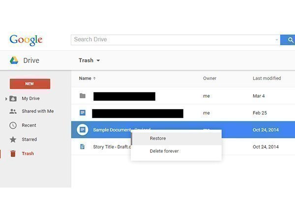 How to Find and Recover deleted file on Google Drive - Gizbot News