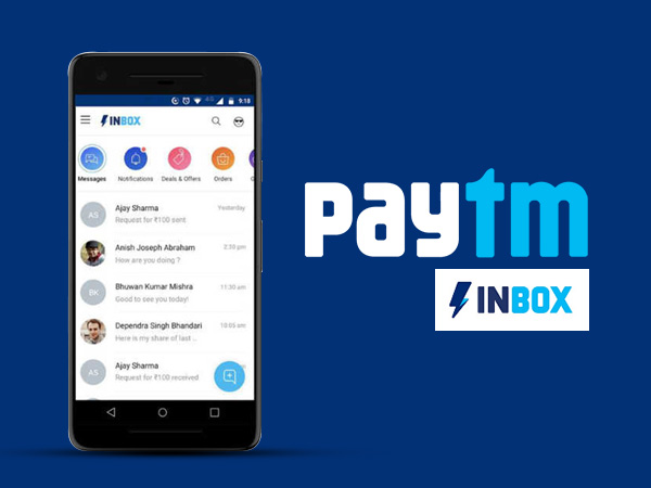 How to transfer money via the Paytm Inbox feature - Gizbot News