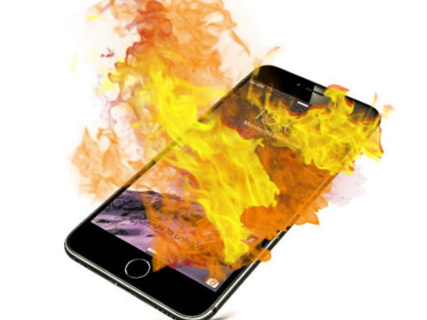 Apple iPhone battery explodes on being bitten by user - Gizbot News