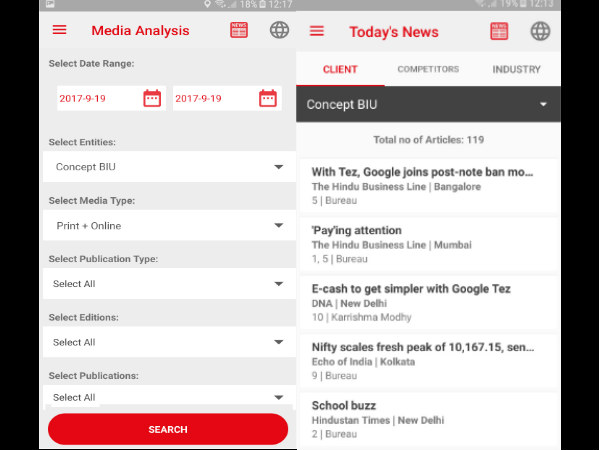 Concept BIU introduces smartphone app for media tracking and analysis - Gizbot News
