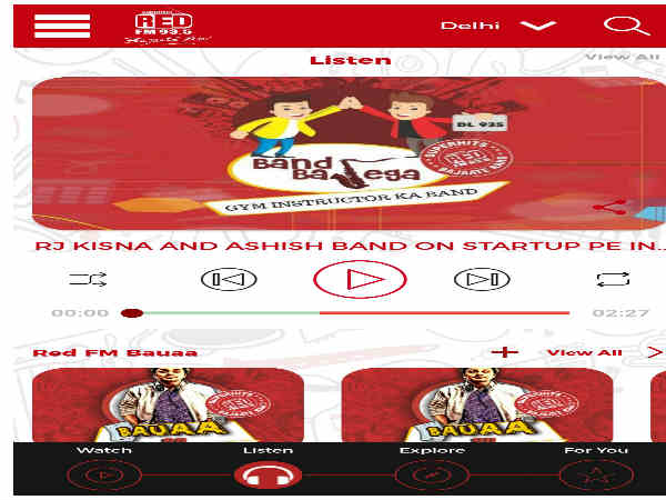 Red FM 93.5 unveils its own mobile Application - Gizbot News