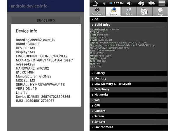 How to find your Android device’s info for correct APK download ...