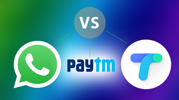 WhatsApp vs Paytm vs Google Tez: Payment apps compared - Gizbot News